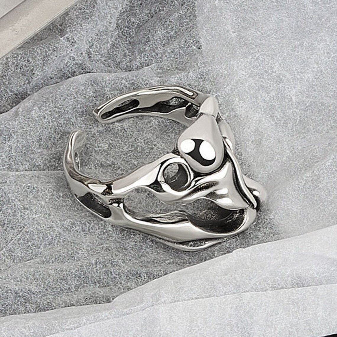 Nana Anime Chrome Heart Ring Anime Jewelry Cool Ring Anime | Etsy