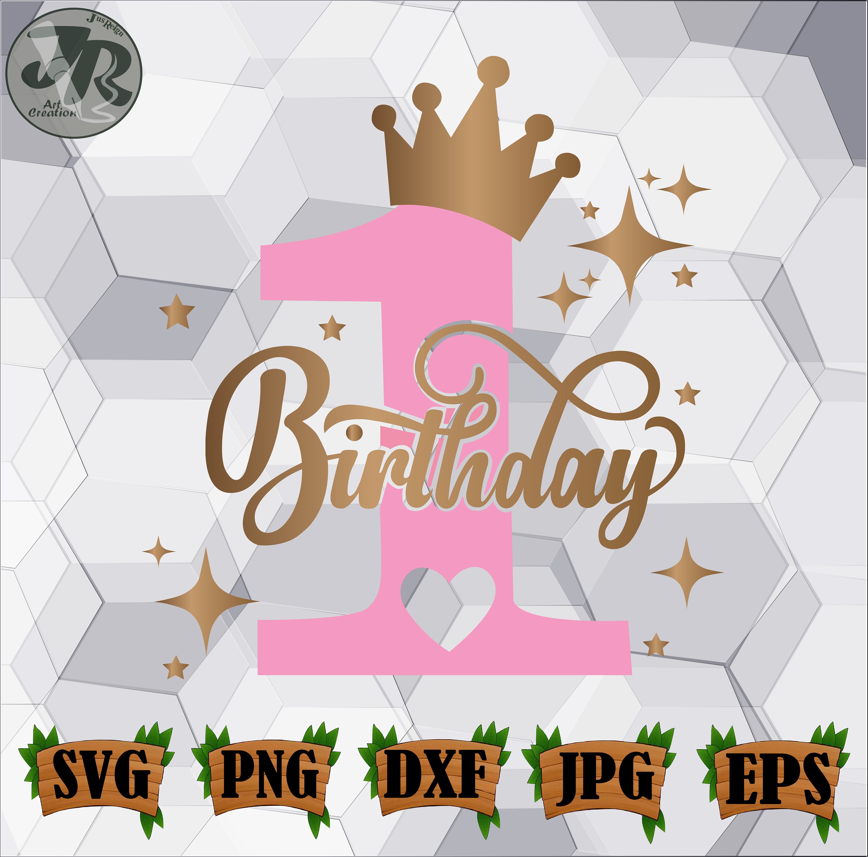 First Birthday SVG, 1st Birthday Svg, Birthday Svg, First Birthday ...