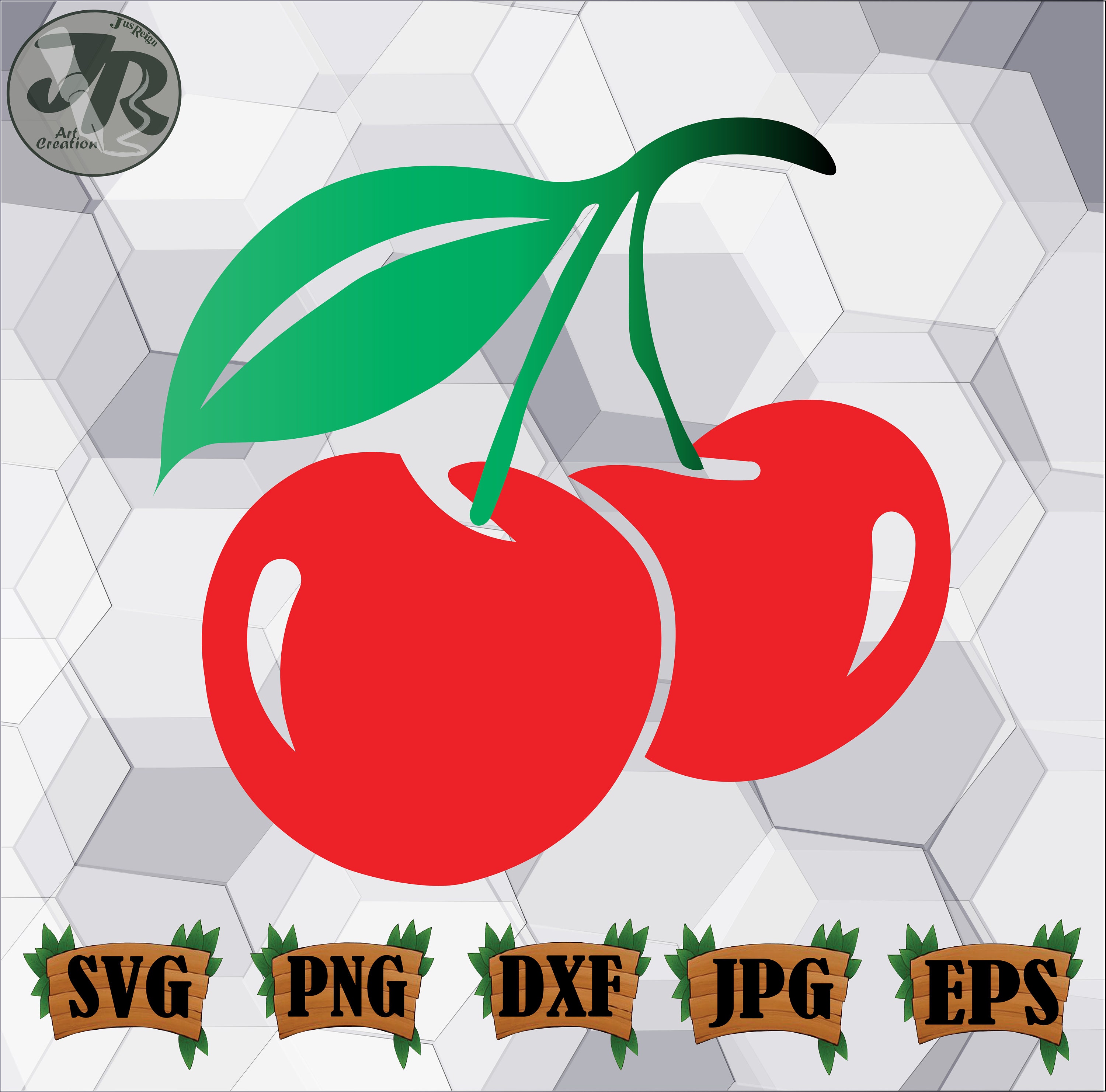 Cherries Svg Cherries Clip Art Cherry Svg Cherry Cricut | Etsy