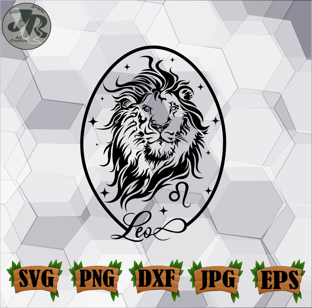 Leo Svg, Leo Zodiac Svg, Leo Zodiac Sign Svg, Leo Png, Lion Svg, Leo ...