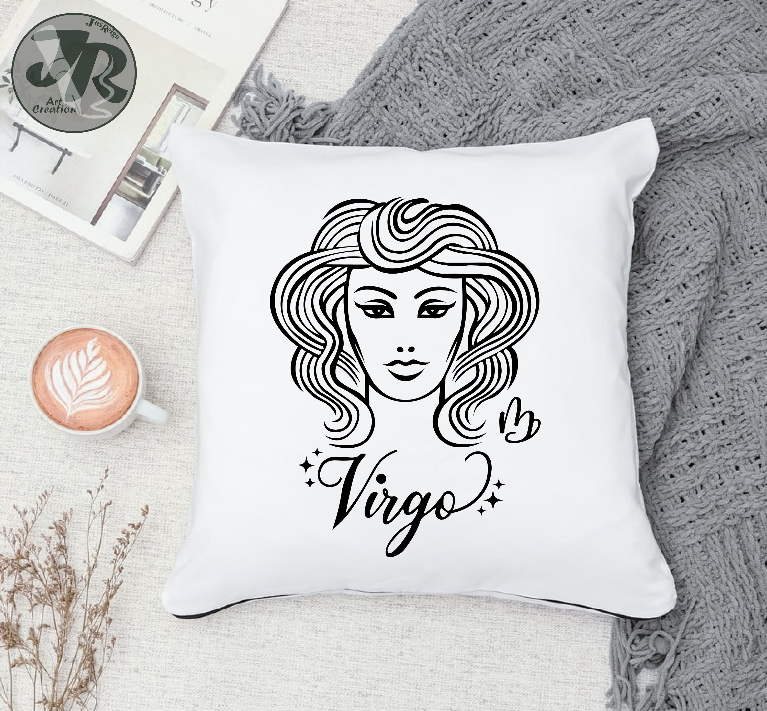 Virgo Svg, Virgo Zodiac Sign Svg, Virgo Png, Girl Virgo Svg, Virgo Sign ...