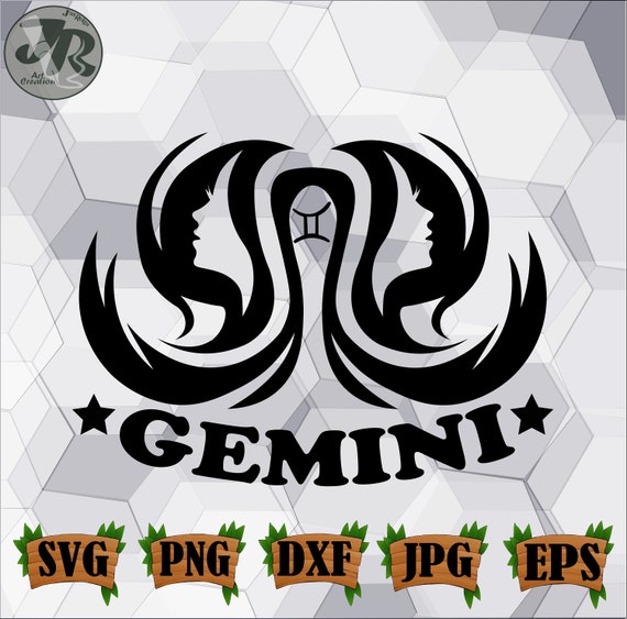 Gemini Svg Gemini Sign Svg Gemini Png Gemini Zodiac Sign - Etsy