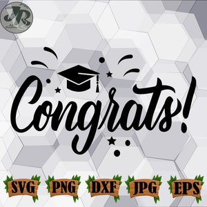Congrats Svg, Congratulations Svg, Congrats Grad Svg, Congratulations ...
