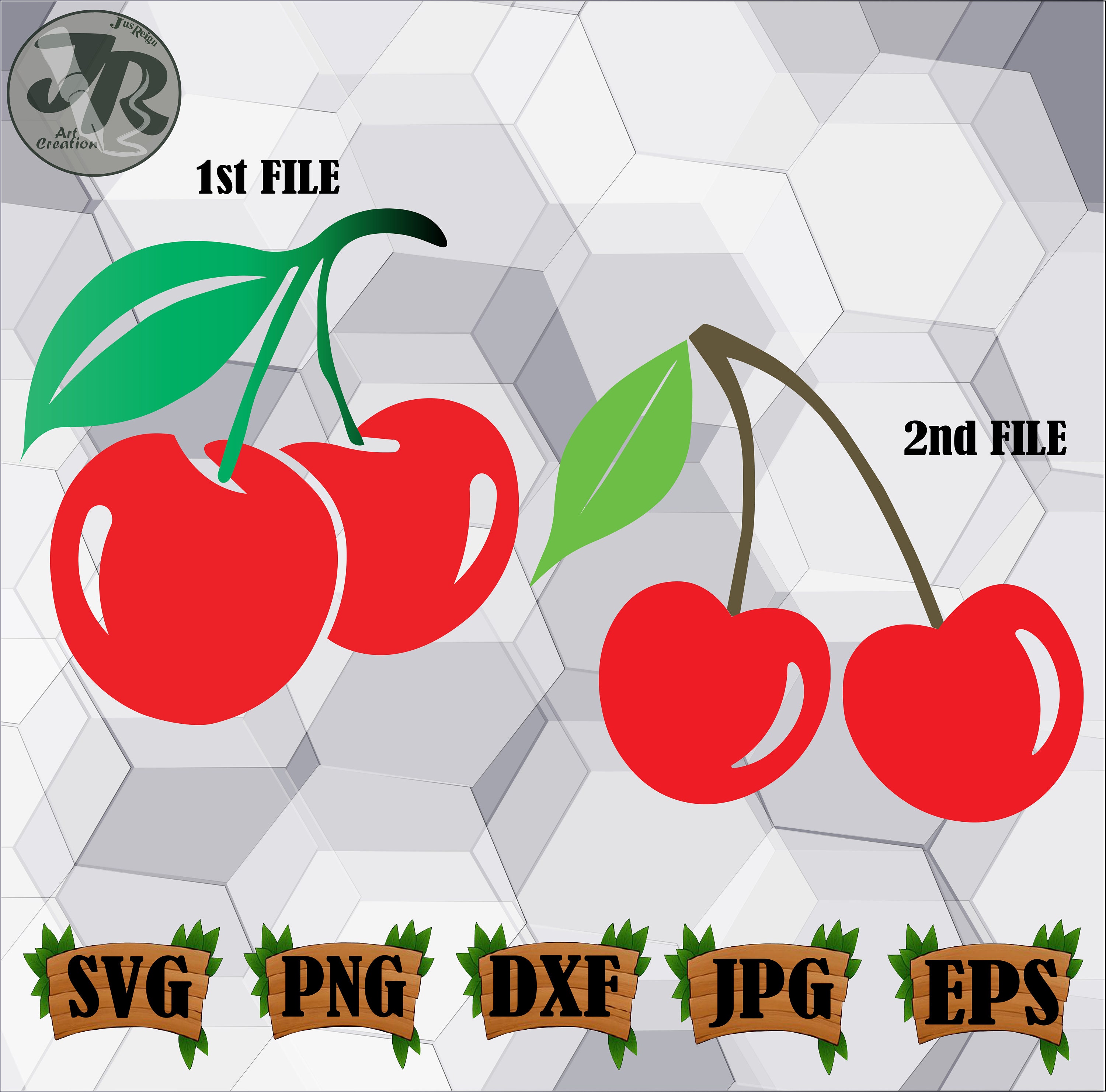 Cherries Svg, Cherries Clip Art, Cherry Svg, Cherry Cricut, Silhouette ...