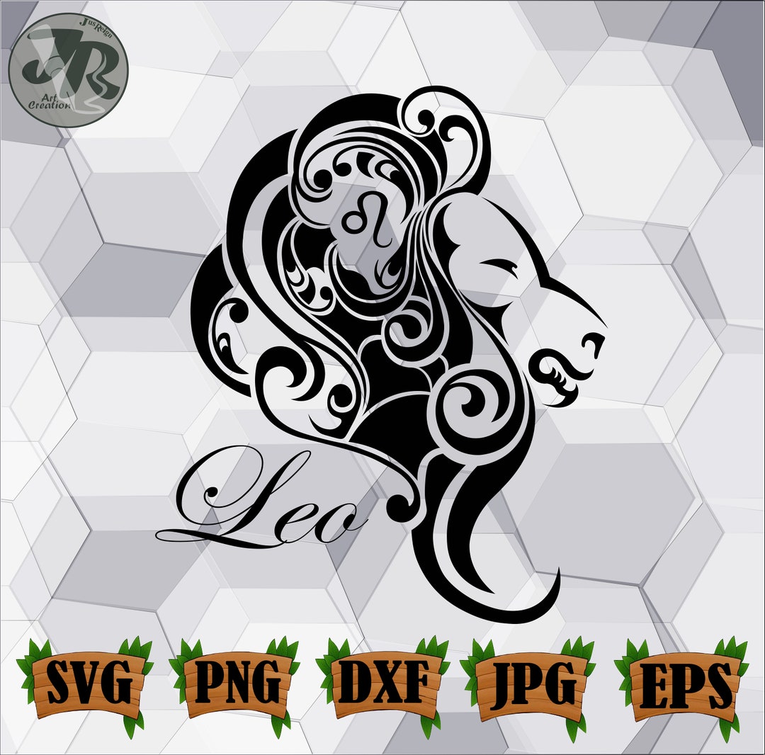 Leo Svg Leo Zodiac Svg Leo Zodiac Sign Svg Leo Png Lion - Etsy