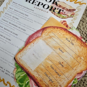 Book Report Sandwich - Etsy