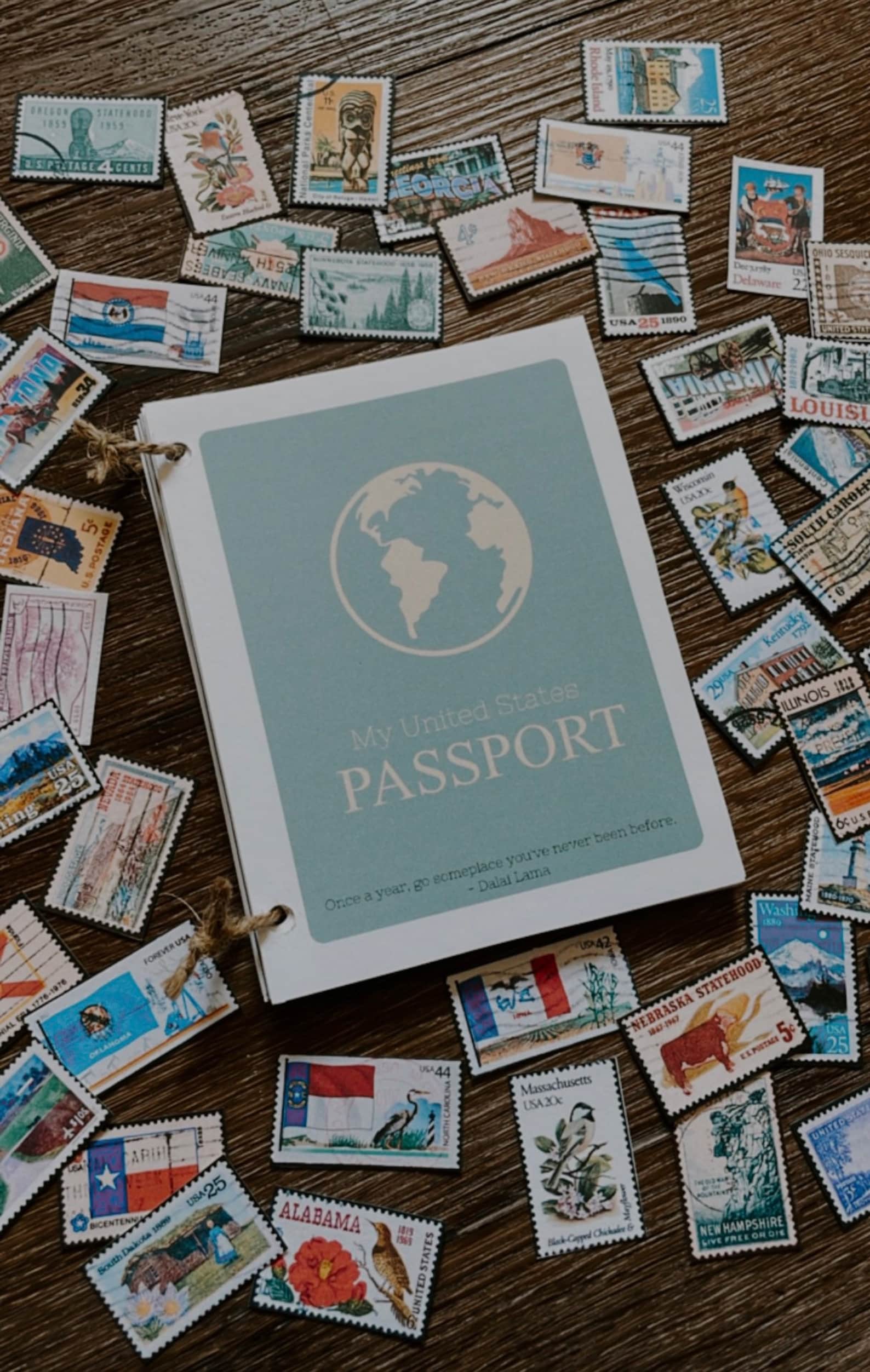 My United States Printable Passport Homeschool History - Etsy