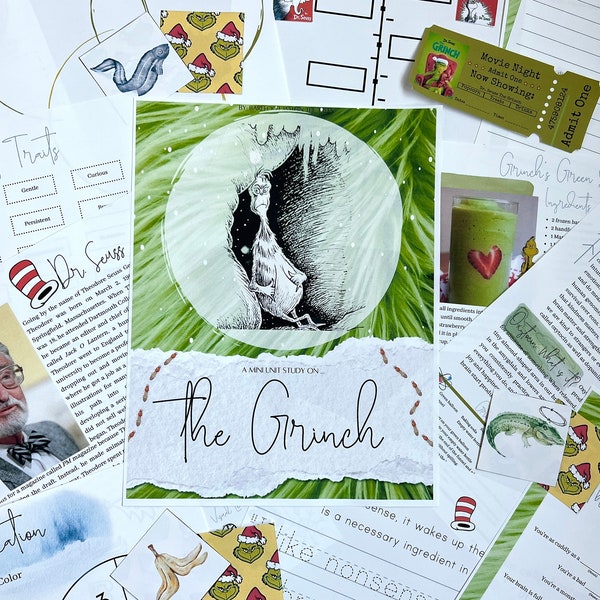 The Grinch Unit Study - Etsy