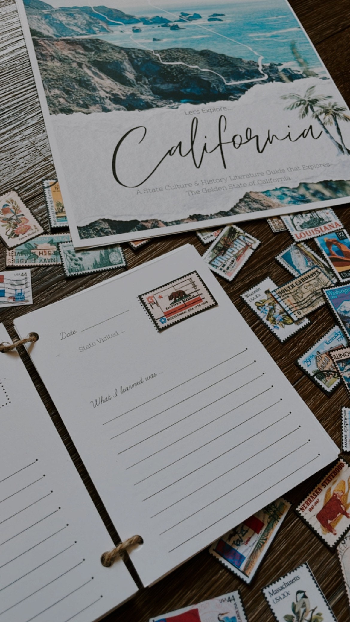 My United States Printable Passport Homeschool History - Etsy