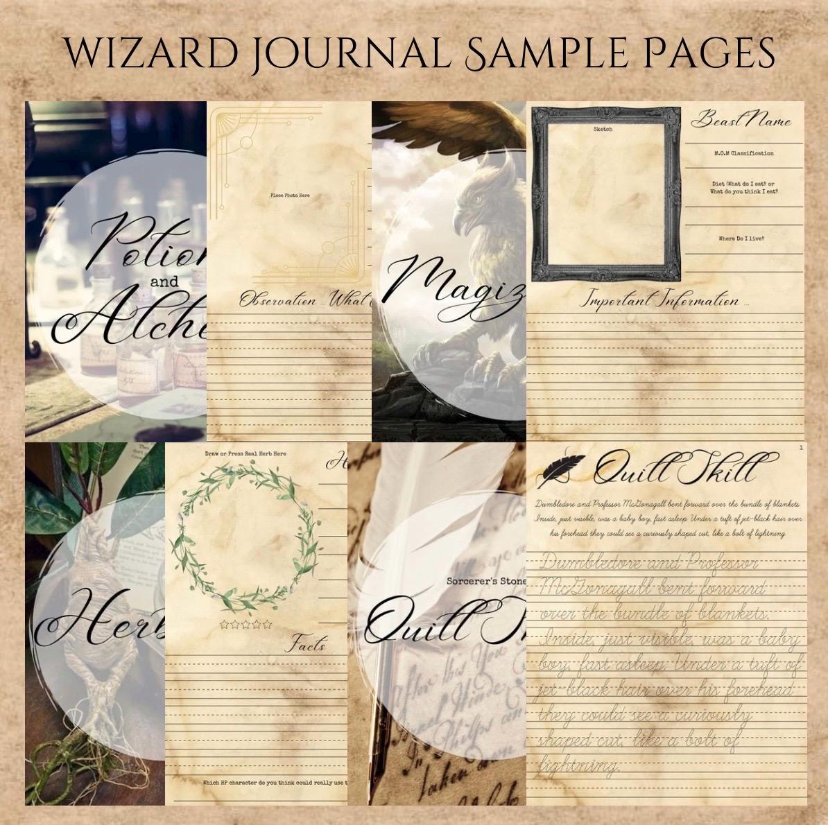 Wizard H. Potter Book One Homeschool Literature Guide - Etsy
