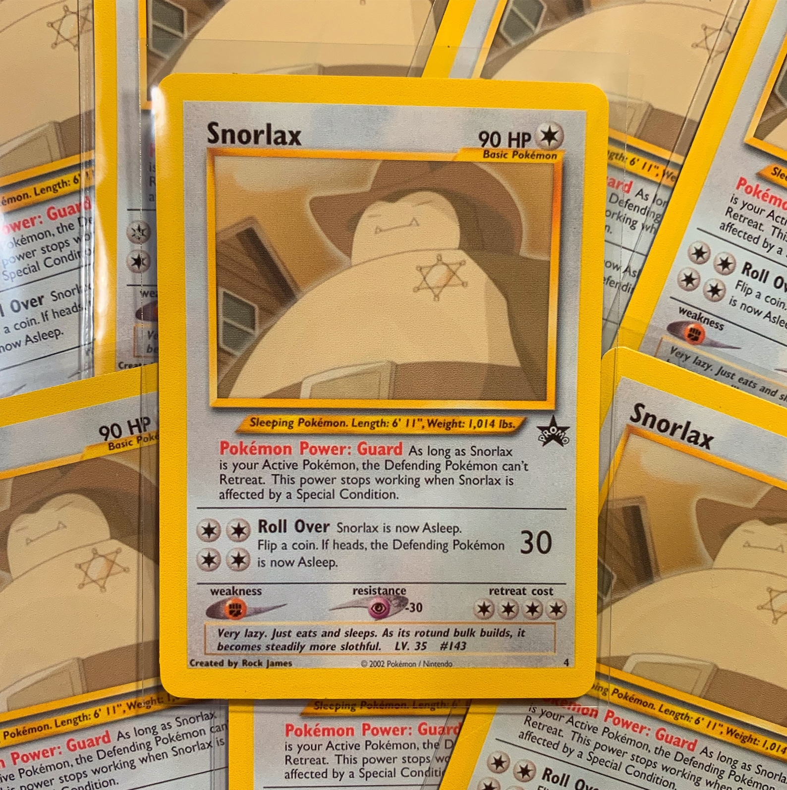 Sheriff Snorlax Custom Pokémon Card - Etsy Australia