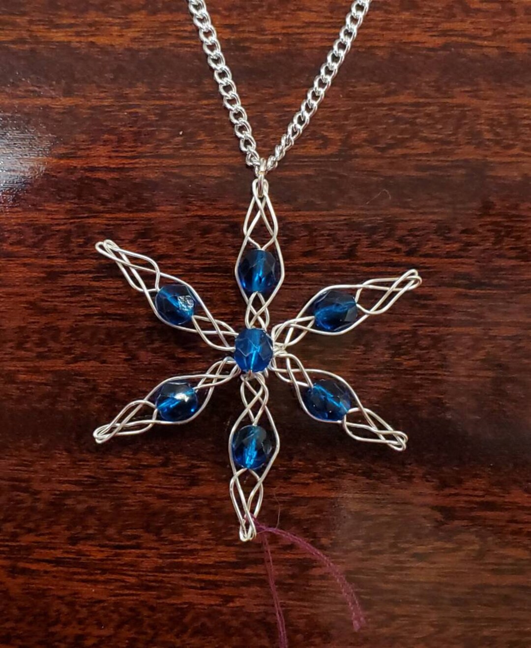 Snowflake Necklace - Etsy