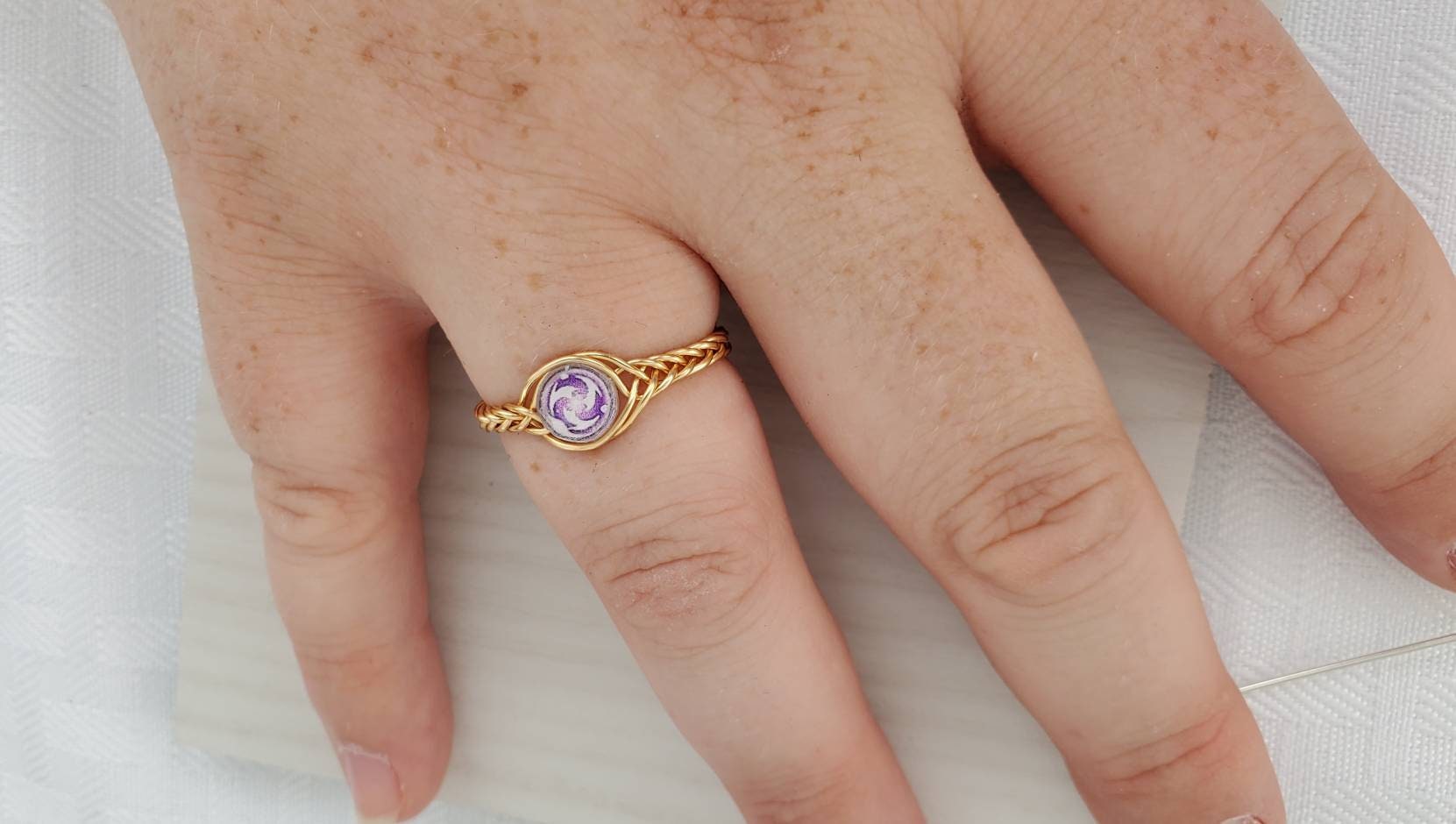 Genshin Impact Electro Vision Ring - Etsy