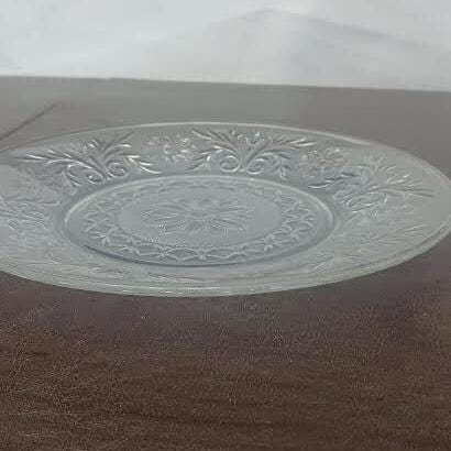 Anchor Hocking Sandwich Glass Pattern Serving Plate - Etsy