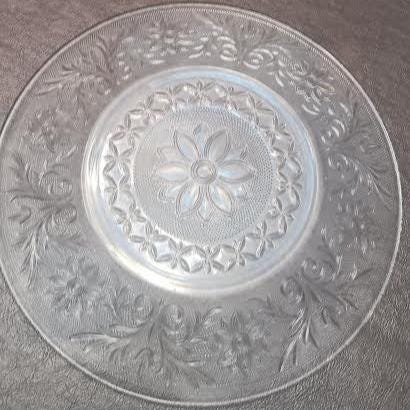 Anchor Hocking Sandwich Glass Pattern Serving Plate - Etsy