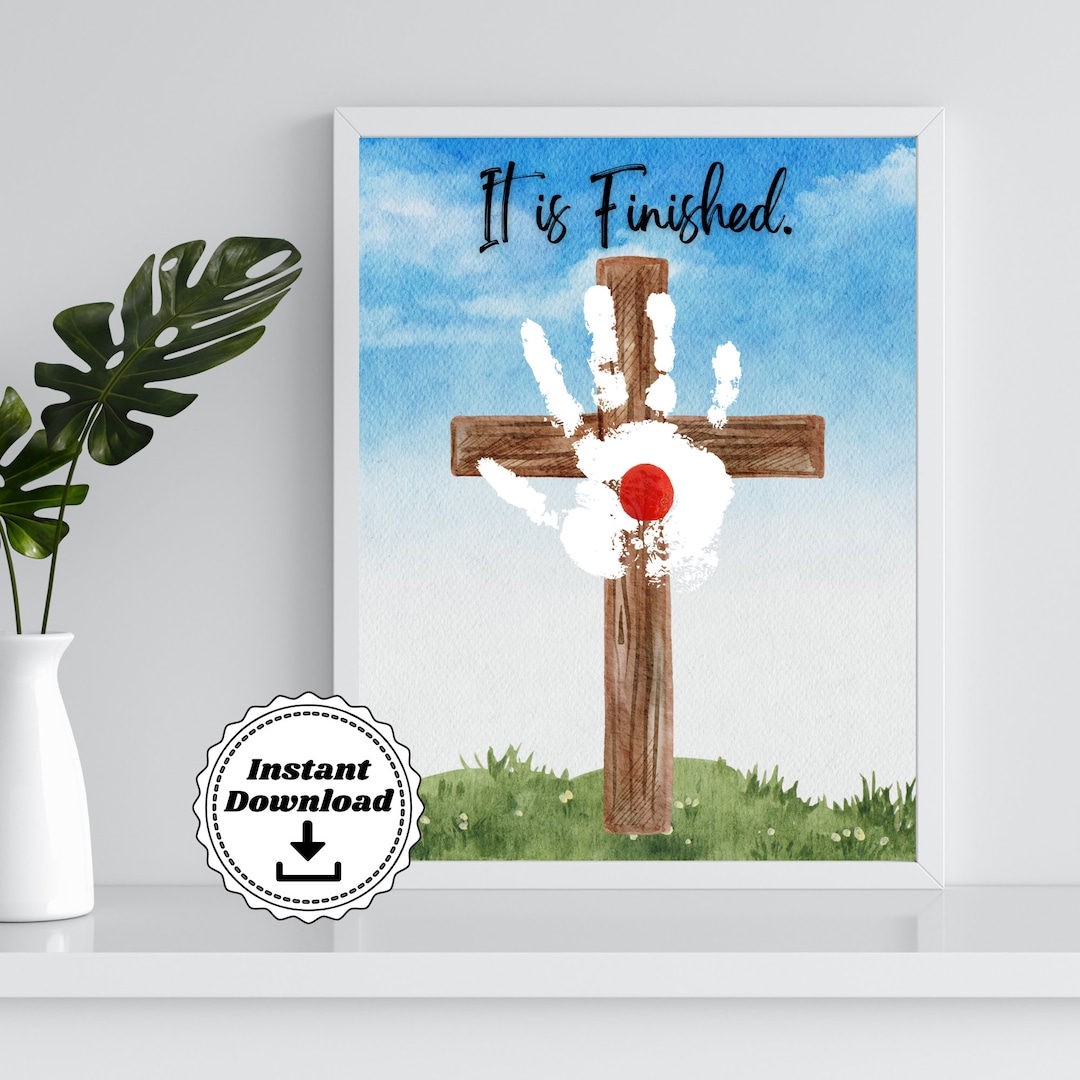 Easter Handprint | Easter Printable | Preschool Craft | Sunday School ...