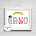 Kindergarten Grad Handprint | Graduation Printable Art | Handprint Art ...