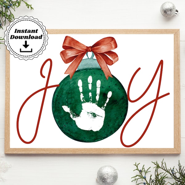 Christmas Handprint - Etsy