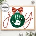 Joy Ornament Christmas Handprint | Christmas Printable | Preschool ...