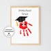 Preschool Graduation Handprint | Graduation Art | Handprint Art | End ...