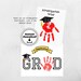Kindergarten Grad Handprint | Graduation Printable Art | Handprint Art ...