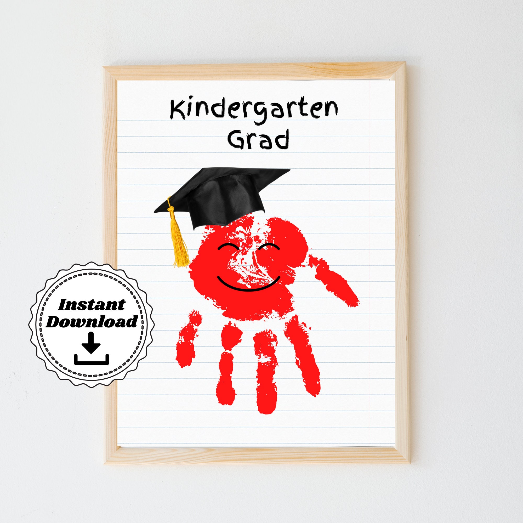 Kindergarten Graduation Handprint | Graduation Art | Handprint Art ...