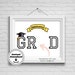 Kindergarten Grad Handprint | Graduation Printable Art | Handprint Art ...