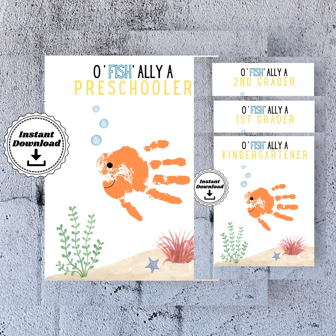 O FISH Ally a Preschooler, Kindergartener, 1st Grader, 2nd Grader ...