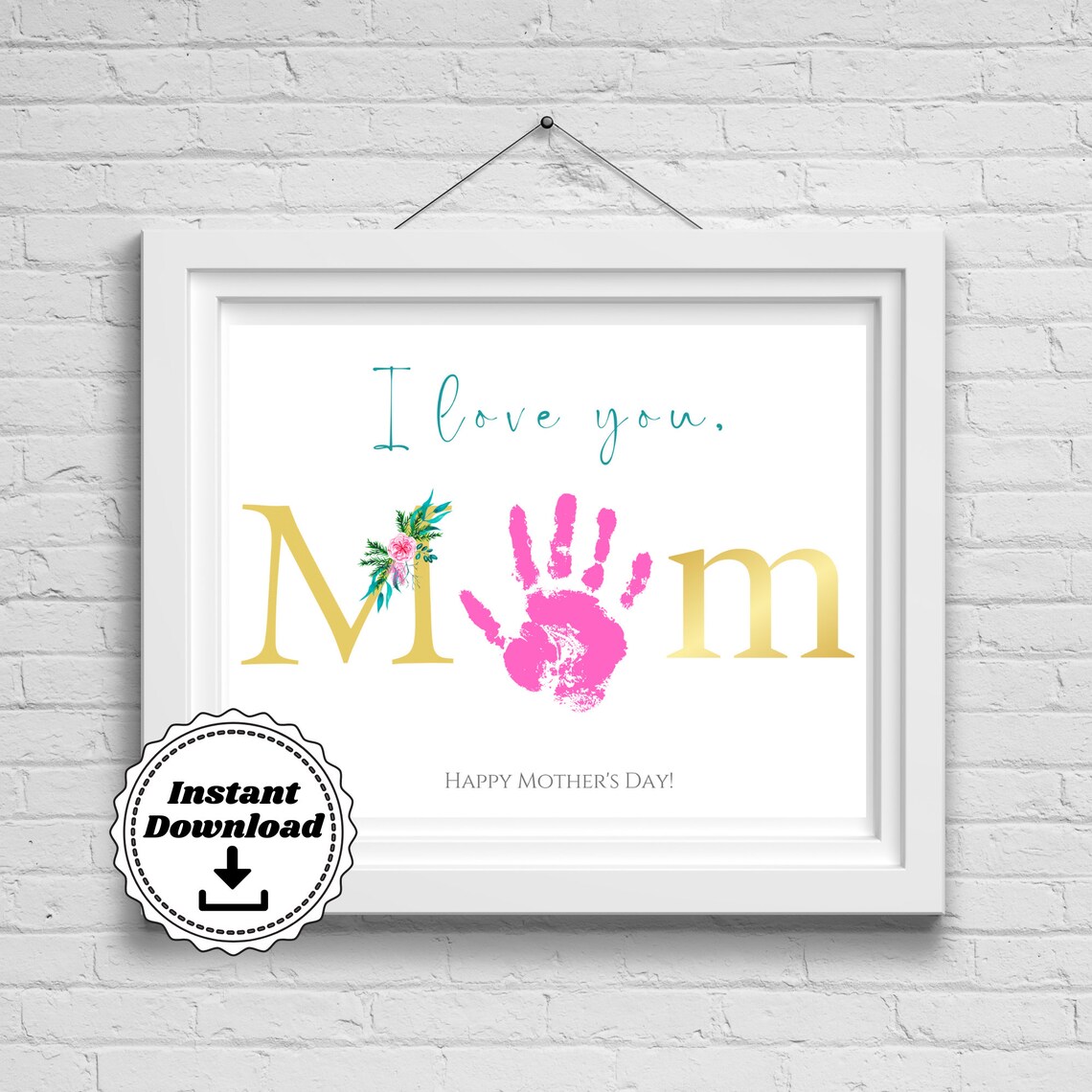 Mother's Day Handprint Art | Handprint Craft for Kids | Toddler Mothers ...