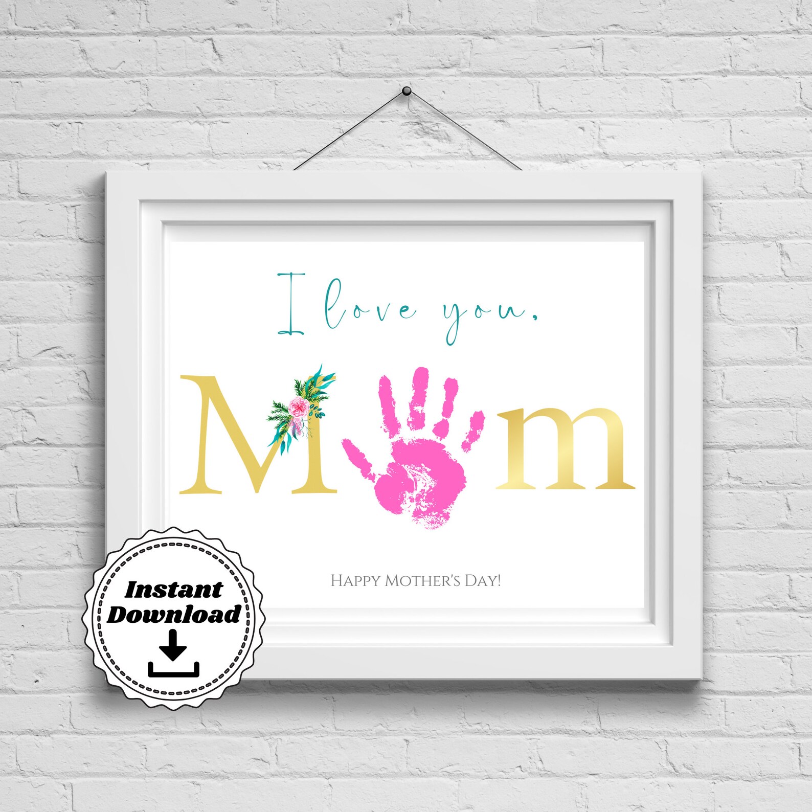 Mother's Day Handprint Art | Handprint Craft for Kids | Toddler Mothers ...
