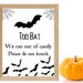 Printable Halloween No Candy Sign, No More Candy Door Sign, Please Do ...