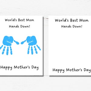 Mother's Day Handprint Craft for Kids | First Mother's Day Gift ...