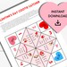 Printable Valentine's Day Cootie Catcher for Kids, Classroom Valentines ...
