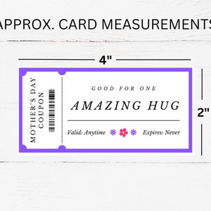 Personalized Mother's Day Coupon Book | Printable Gift (PDF) - Etsy