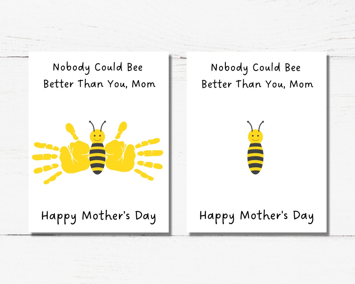 Mother's Day Handprint Craft for Kids First Mother's Day Gift Mother's ...