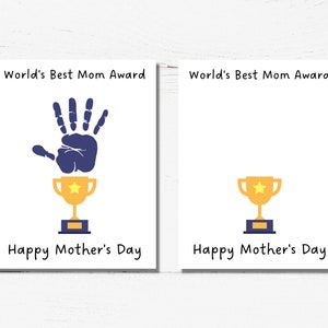 Mother's Day Handprint Craft for Kids | First Mother's Day Gift ...