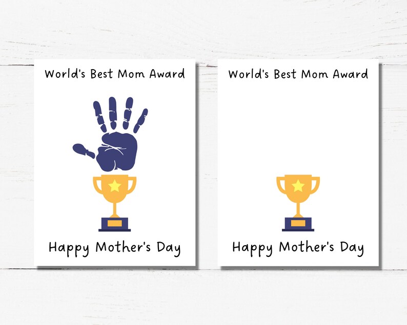 Mother's Day Handprint Craft for Kids | First Mother's Day Gift ...