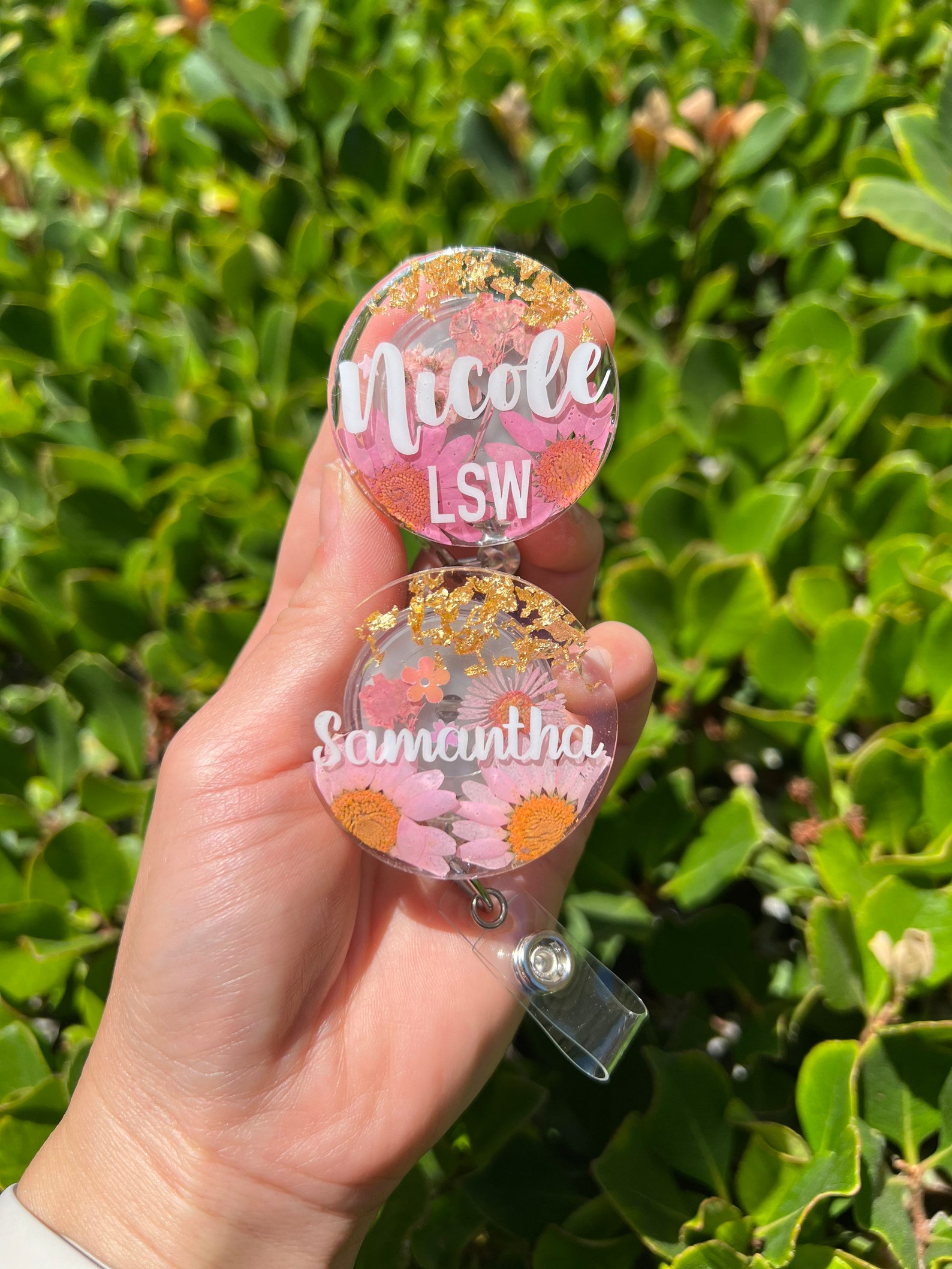 Personalized Resin Badge Reel Personalized Nurse Badge Real - Etsy