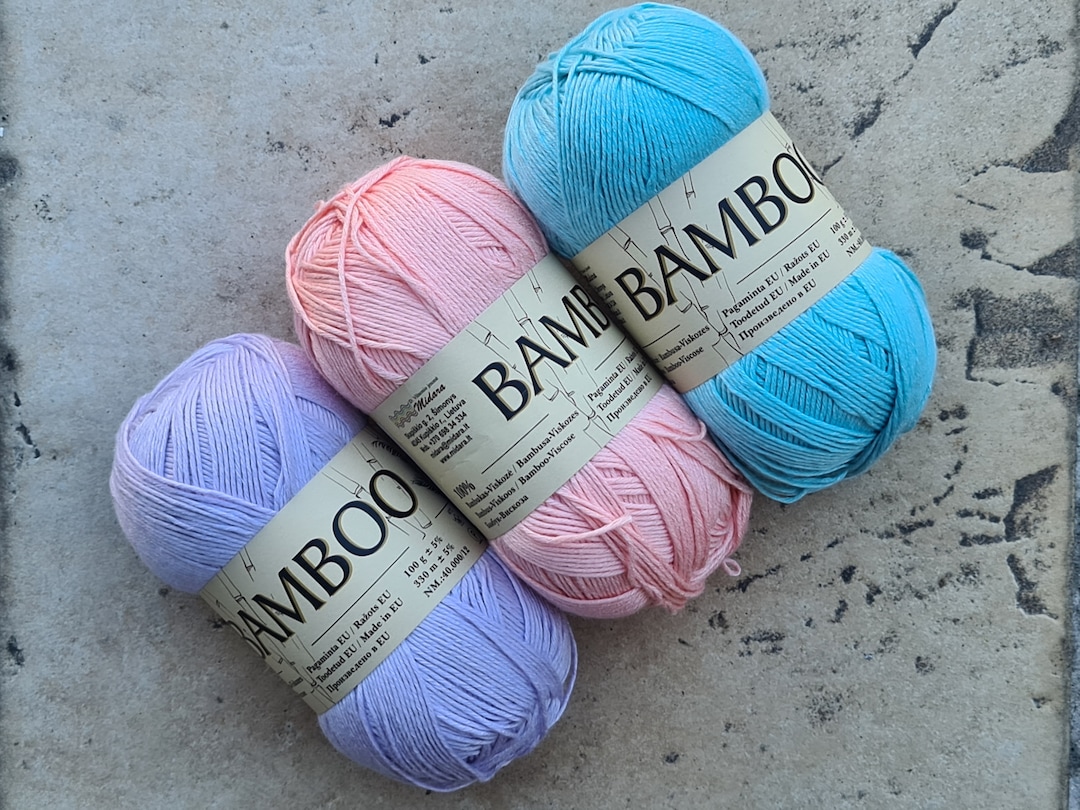 Bamboo Yarn,natural Yarn,knitting and Crochet Yarn,soft Yarn,viscose ...