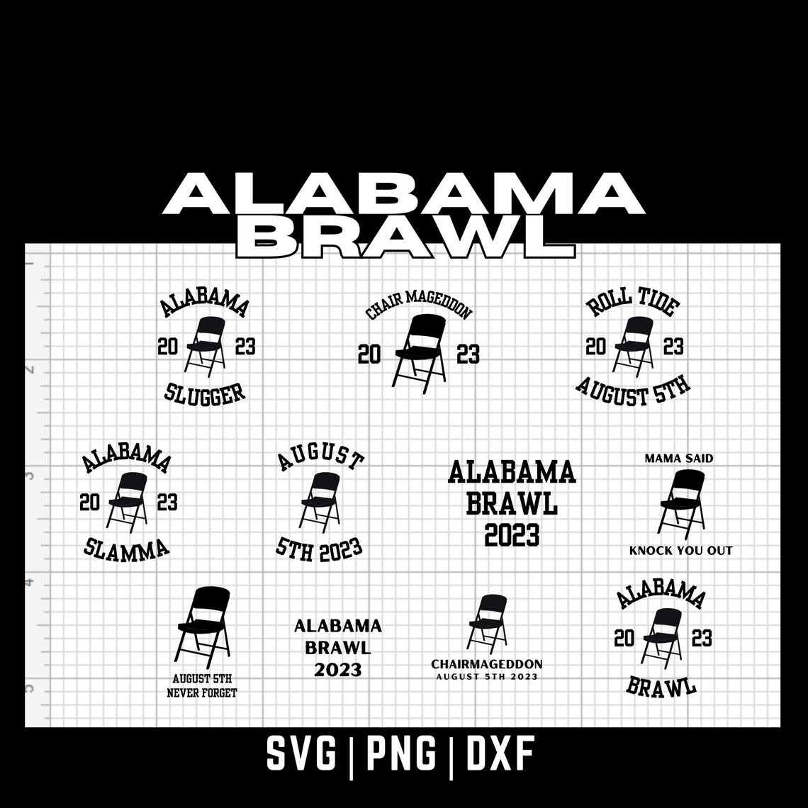 Alabama Riverboat SVG Alabama Brawl SVG Alabama Fight - Etsy