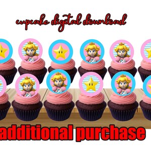 Princess Peach Birthday Banner, Princess Peach Birthday Party, Princess ...