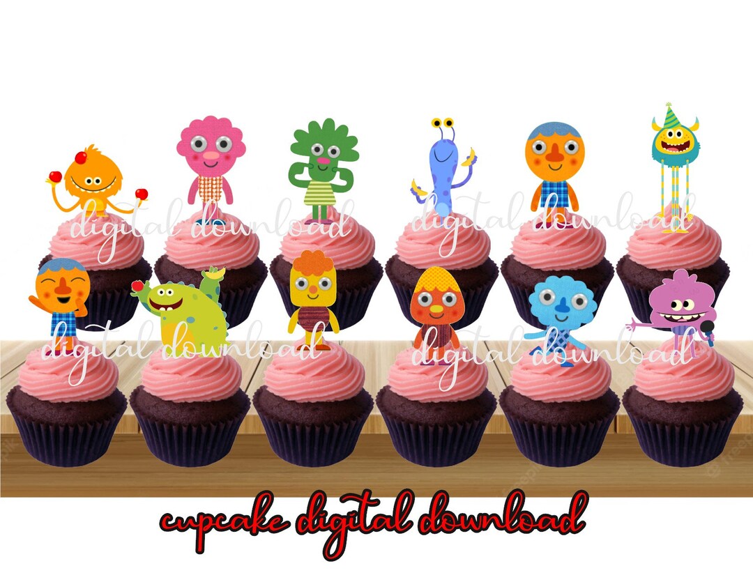 Super Simple Cupcake Topper, Song Cupcake Topper, Instant Download ...
