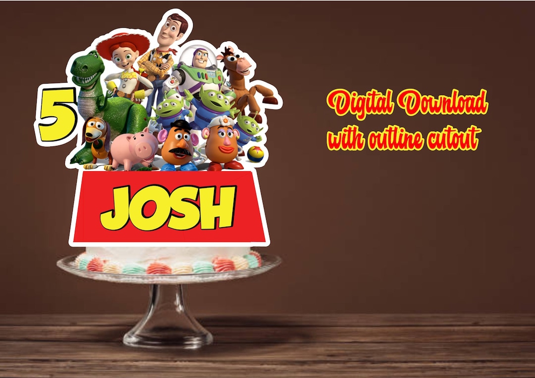 Toy Story Cake Topper, Toy Story, Toy Story Cake Topper, Toy Story ...
