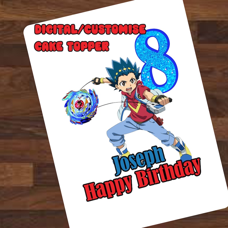 Beyblade Cake Topper, Beyblade Burst, Beyblade Topper, Beyblade ...