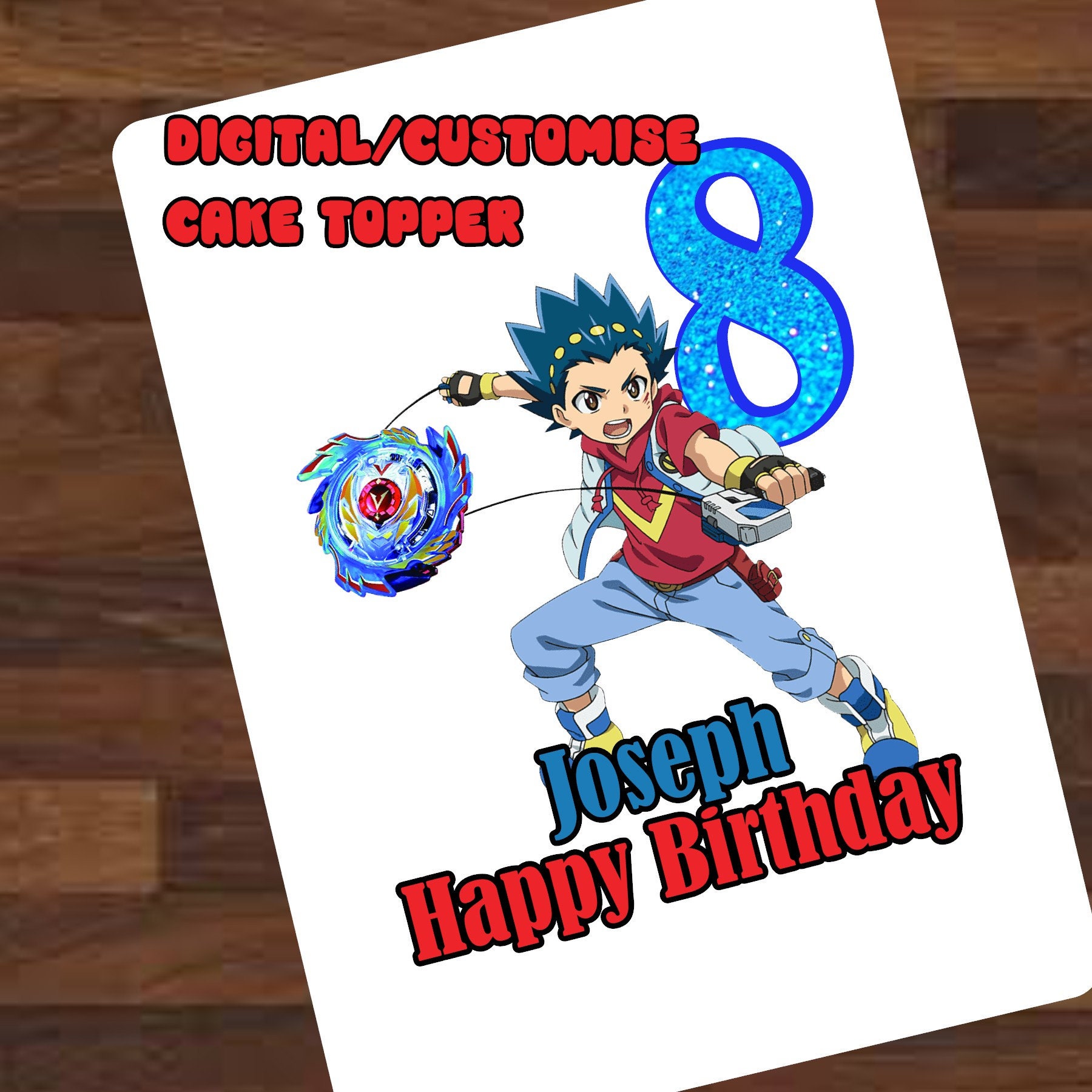 Beyblade Cake Topper, Beyblade Burst, Beyblade Topper, Beyblade ...