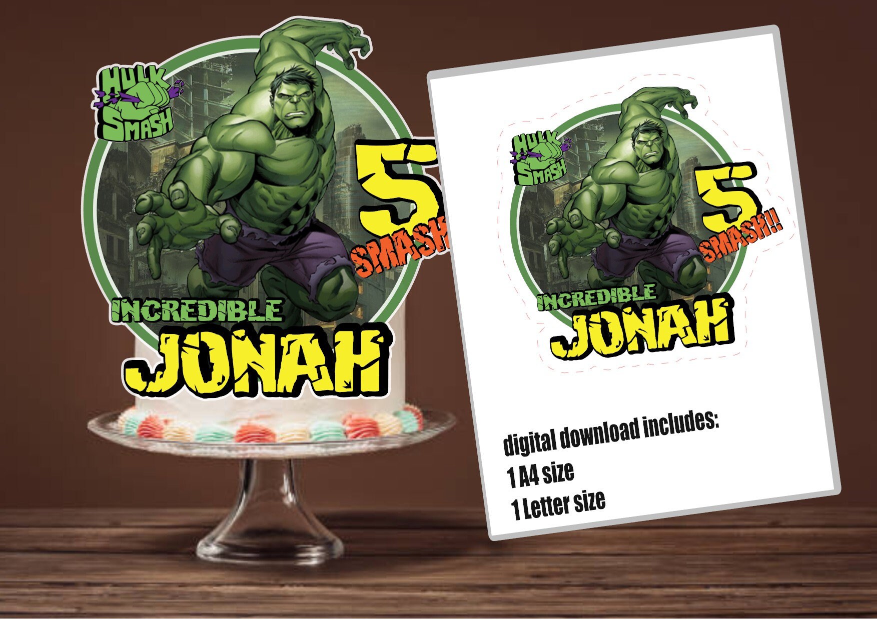 Hulk Cake Topper Hulk Birthday Party Hulk Cake Hulk - Etsy