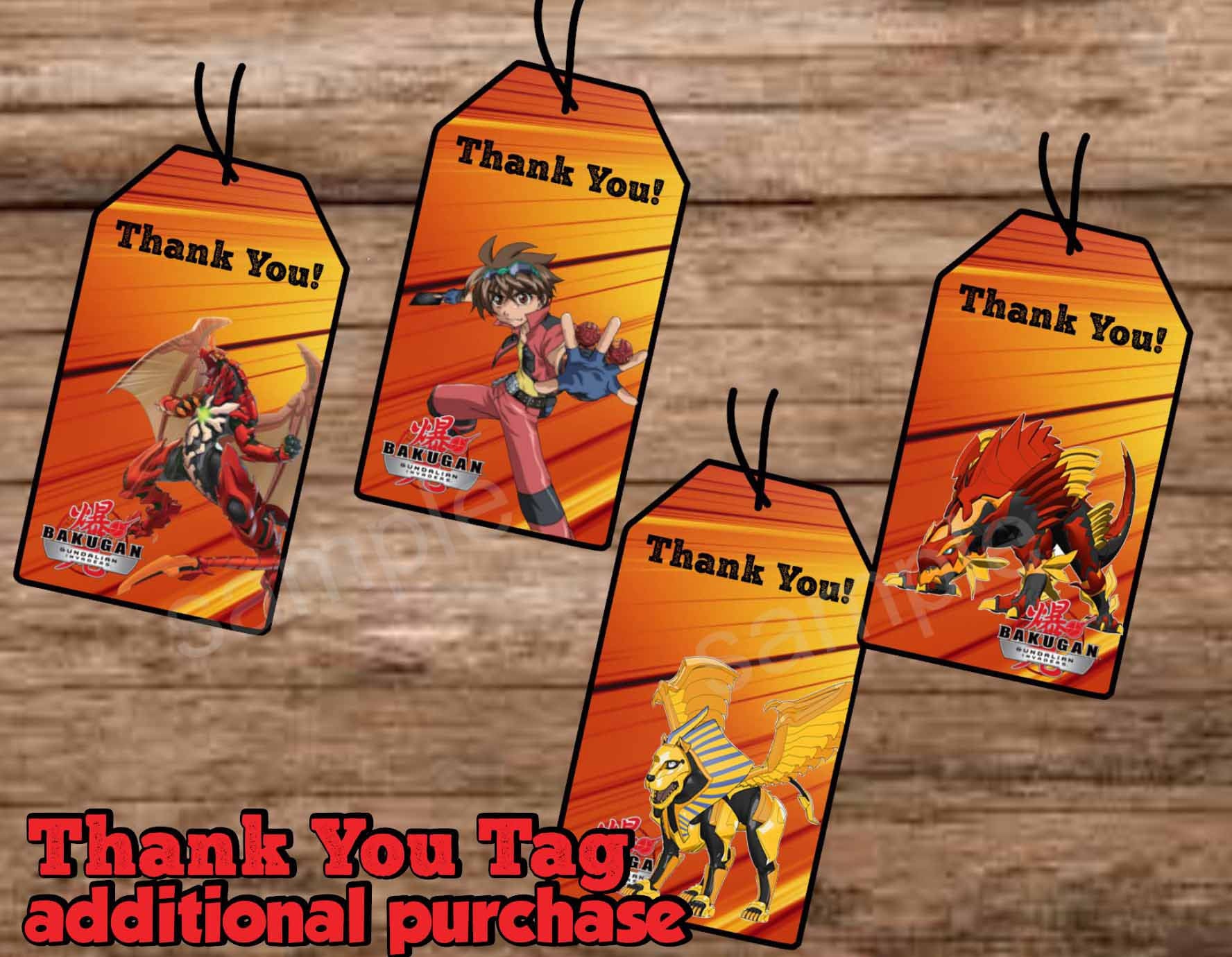 Bakugan Birthday Banner Bakugan Bakugan Birthday Party - Etsy