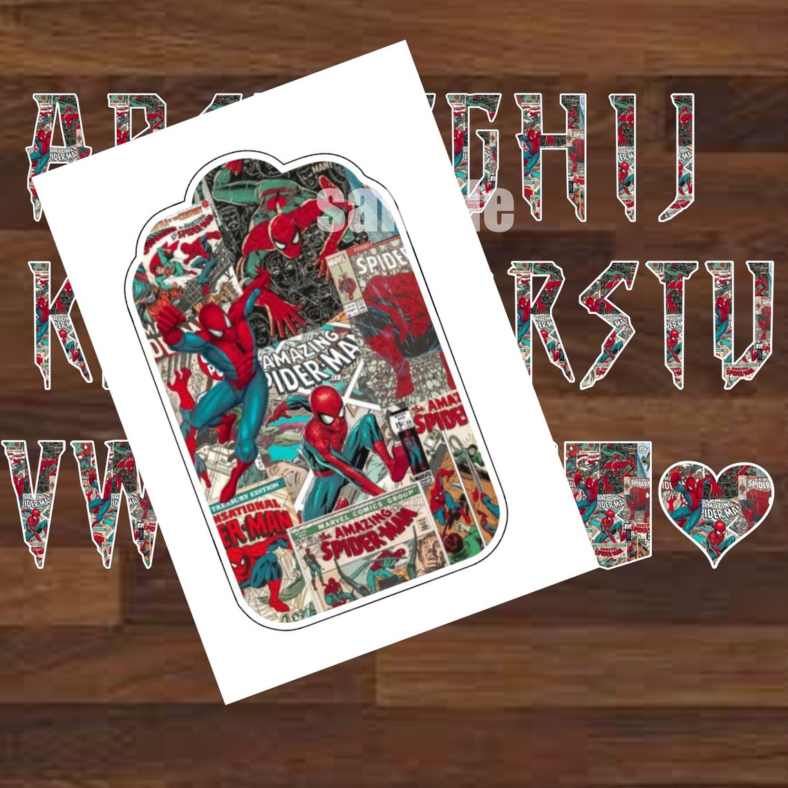 Spiderman Alphabet, Spiderman Letter, Spiderman Birthday Banner ...