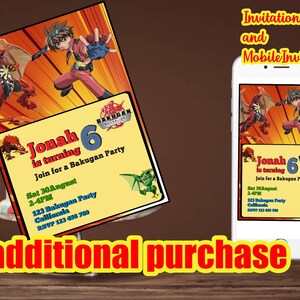 Bakugan Birthday Banner Bakugan Bakugan Birthday Party - Etsy