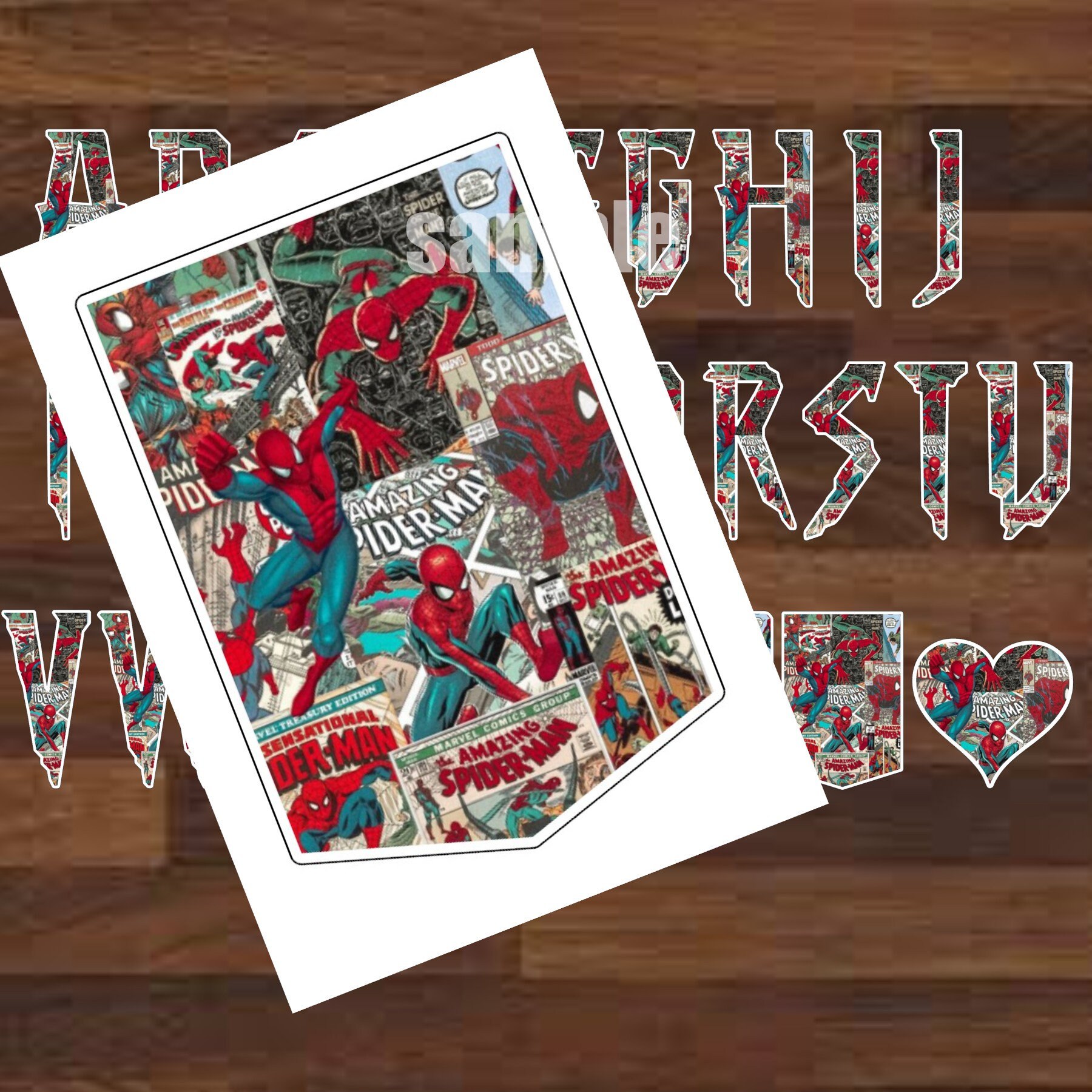 Spiderman Alphabet, Spiderman Letter, Spiderman Birthday Banner ...